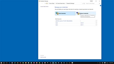 Windows Credential Manager Experts Exchange