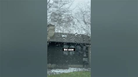 Wet Snow Winter Has Arrived Youtube
