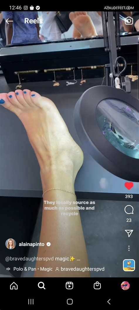 Alaina Pinto Feet Aznudefeet