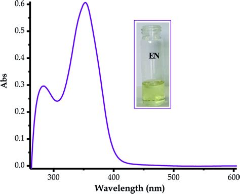Absorption Spectrum Of En 1 × 10⁻⁵ M In Dmso H2o Download Scientific Diagram