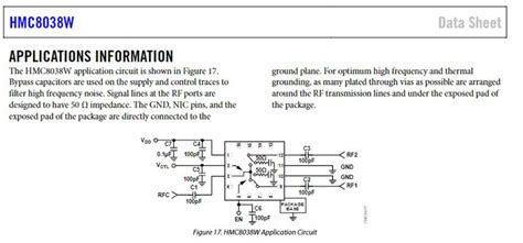 Hmc8038w 0 1 6ghz Wideband Rf Switch Module Single Pole Double Throw Switch High Isolation
