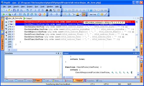 Ajax Php Database Form