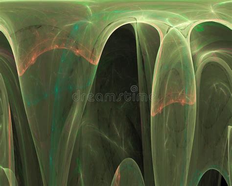 Abstract Digital Fractal Modern Light Beautiful Motion Card Decorative Vibrant Design Ornament