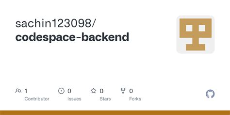Github Sachin123098codespace Backend