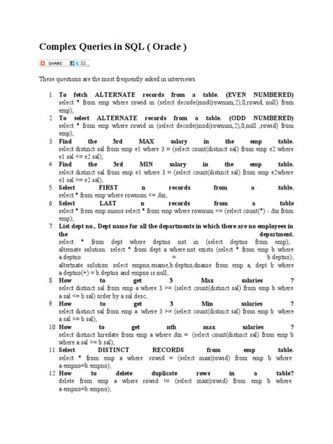 Good Sql Queries Pdf Database Transaction Software Design
