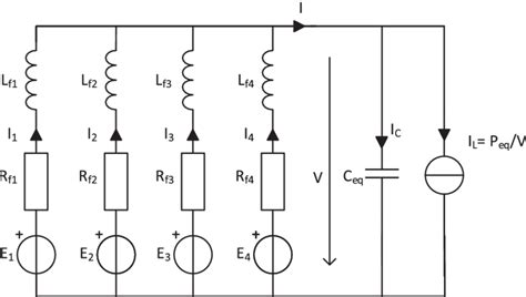 Simplified Circuit Model Of Multiconverter Mvdc Power System Download Scientific Diagram