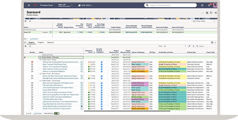 Primavera Cloud Portfolio And Capital Planning Oracle