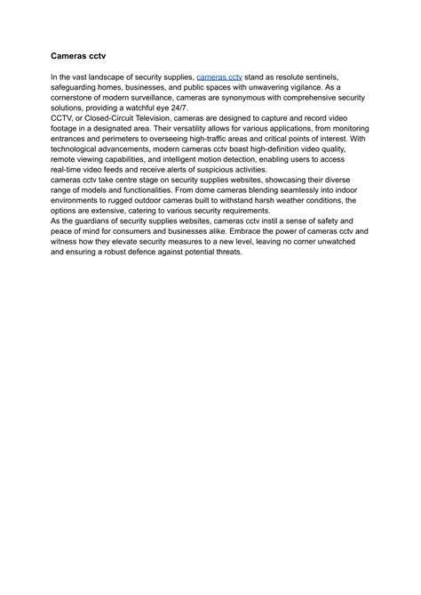 Ppt Cameras Cctv Powerpoint Presentation Free Download Id 12399217