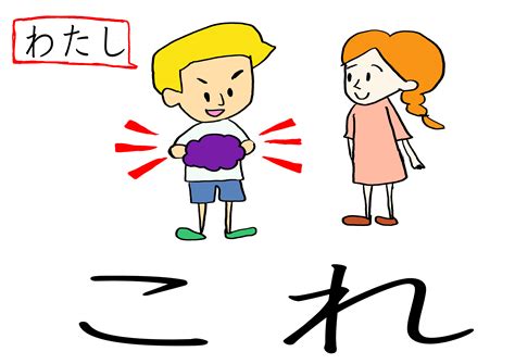 【イラスト】これ・それ・あれ にほんご教師ピック