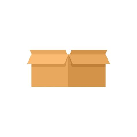 Storage Box Icon Flat Vector Carton Package 17336751 Vector Art At Vecteezy