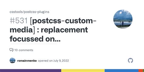 [postcss custom media] replacement focussed on `importfrom