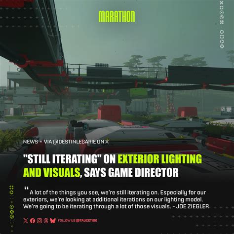 Marathon ‼️ New Bungie Is Still Iterating On A Lot Of Visuals And