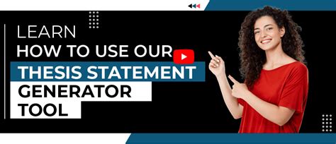 Free Thesis Statement Generator Tool Assignment Desk