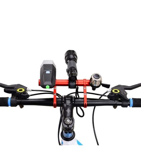 Komost 자전거 핸들바 익스텐더 알루미늄 합금 더블 자전거 핸들바 연장 브래킷 마운틴 Mtb 사이클링 티몬