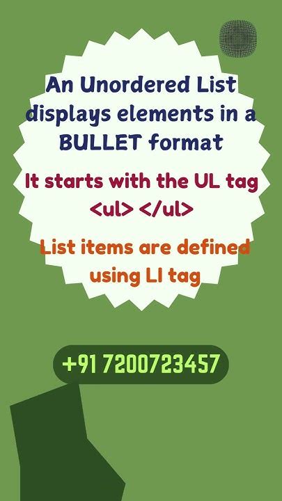 Html Lists Unordered Lists Coding Technology Webdesign Html5 Frontendwebdeveloper
