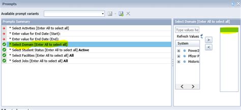 customizing webi report prompt order sap community