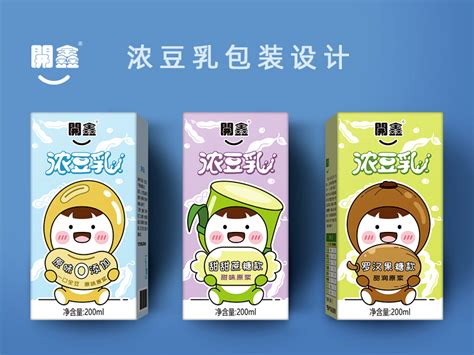 開鑫浓豆乳包装设计 ikutabb 站酷ZCOOL