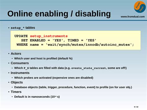 performance schema and sys schema pdf databases computer software and applications