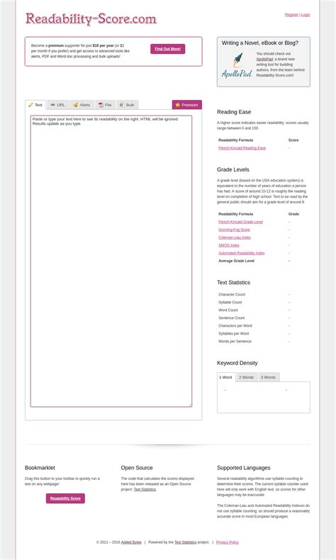 Evaluating Readability Alone On A Hill