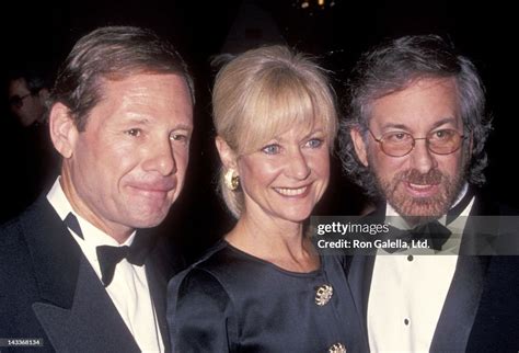 Talent Agent Michael Ovitz And Wife Judy Ovitz And Director Steven
