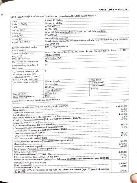 Itr Questions Updated Pdf Taxes Income Tax