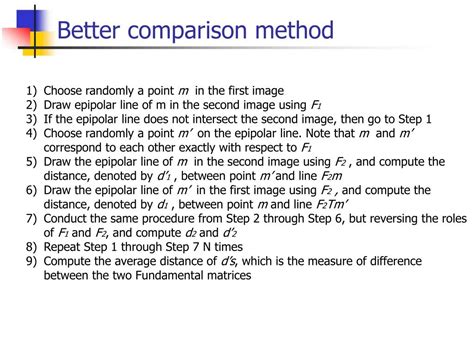 Ppt Computing The Fundamental Matrix Powerpoint Presentation Free