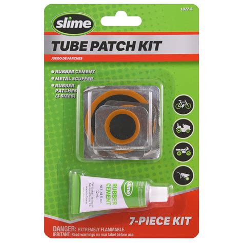 Slime Seven Piece Bike Inner Tube Patch Kit 1022 A Walmart Business Supplies