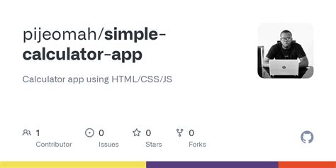 Github Pijeomahsimple Calculator App Calculator App Using Htmlcssjs