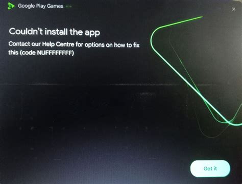 Error Code NUFFFFFFFF On Google Play Games Beta Install How To Fix Nerd Techy