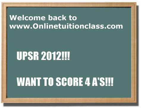 Upsr 2011 Result Online Tuition Class Malaysia Igcse Spm Sat