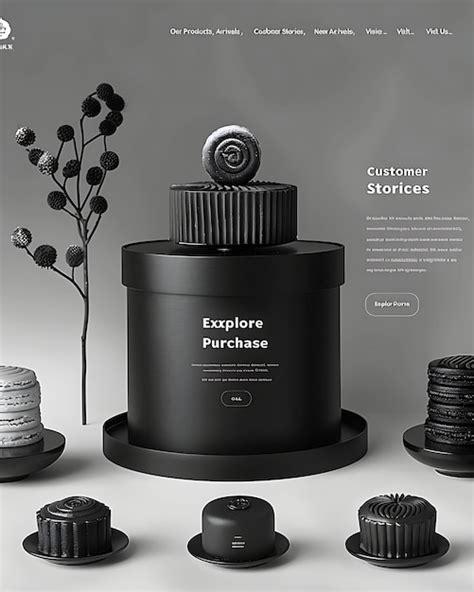 Minimalist Mooncake Box With Staggered Animations Sleek Mono Inspired