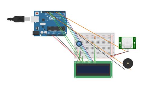 Circuit Design Copy Of Movement Detector Tinkercad