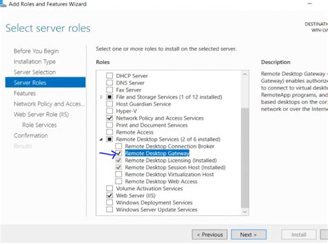 Installing The Remote Desktop Gateway Role RDGW On Windows Server