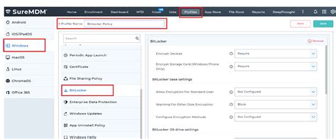 Enable BitLocker Encryption For Windows Unified Endpoint Management