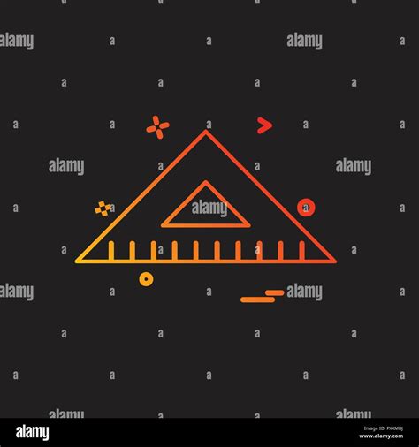 Geometry Scale Icon Design Vector Stock Vector Image Art Alamy