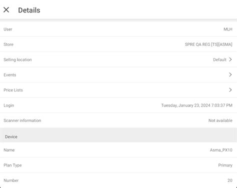 Aloha Cloud Viewing POS Device Details NCR Docs