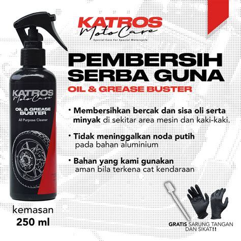 Jual Oil And Grease Buster By Katros Motocare Katros Garage Shopee Indonesia
