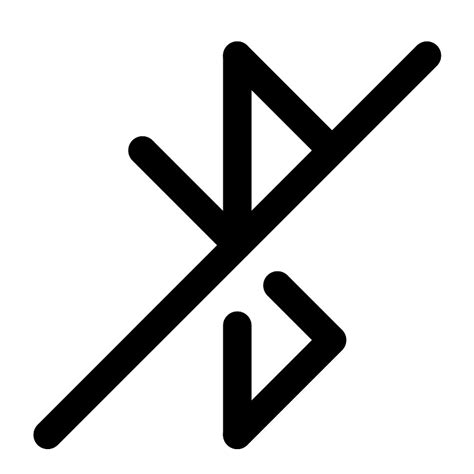 Bluetooth Off Vector Svg Icon Svg Repo