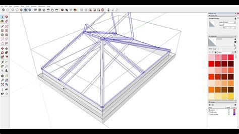 SketchUp Speed Build Entrance Canopy YouTube