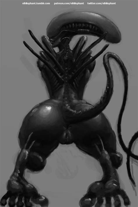 Rule 34 1girls 2017 Alien Alien Franchise Anus Ass Bent Over Female