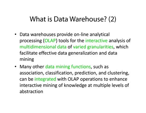 Solution Data Warehouse Studypool