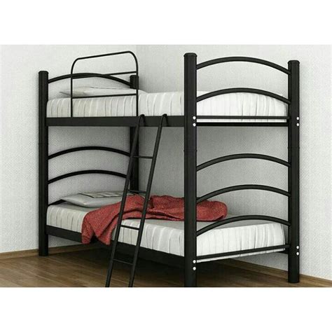 تخت خواب دو طبقه فلزی رنگ کوره ای خانگی اداری ارزان دکوزینو