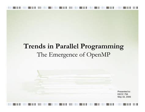 pdf trends in parallel programming dokumen tips
