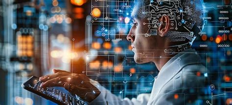 Premium Photo Bridging Minds And Machines Exploring The Convergence Of Human Intelligence And