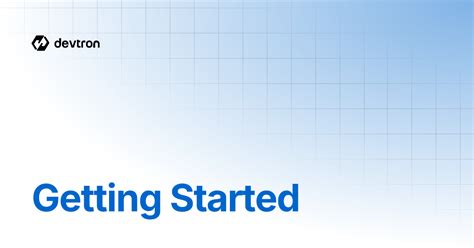 Getting Started Devtron