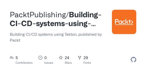 Github Packtpublishingbuilding Ci Cd Systems Using Tekton Building Cicd Systems Using