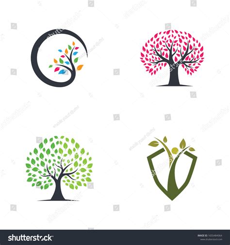 Tree Symbol Vector Icon Illustration Stock Vector Royalty Free Shutterstock