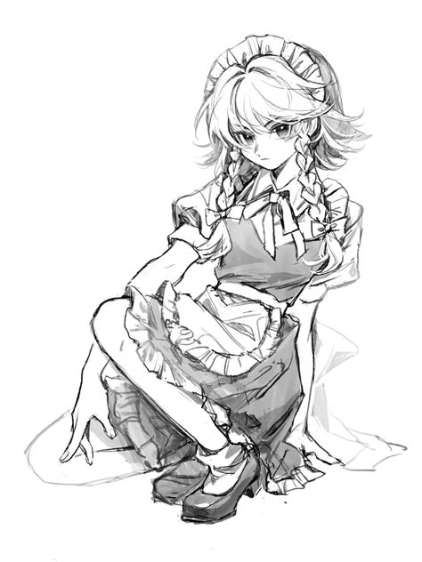 Izayoi Sakuya Touhou Drawn By Isiiii Danbooru