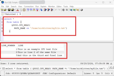 Sqlrpgle Example Reading From Ifs With Sql Nick Litten Ibm I As400