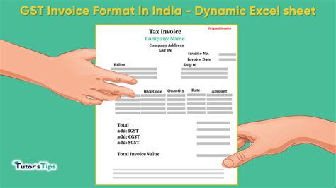 GST Invoice Format In India Dynamic Excel Sheet Tutor S Tips
